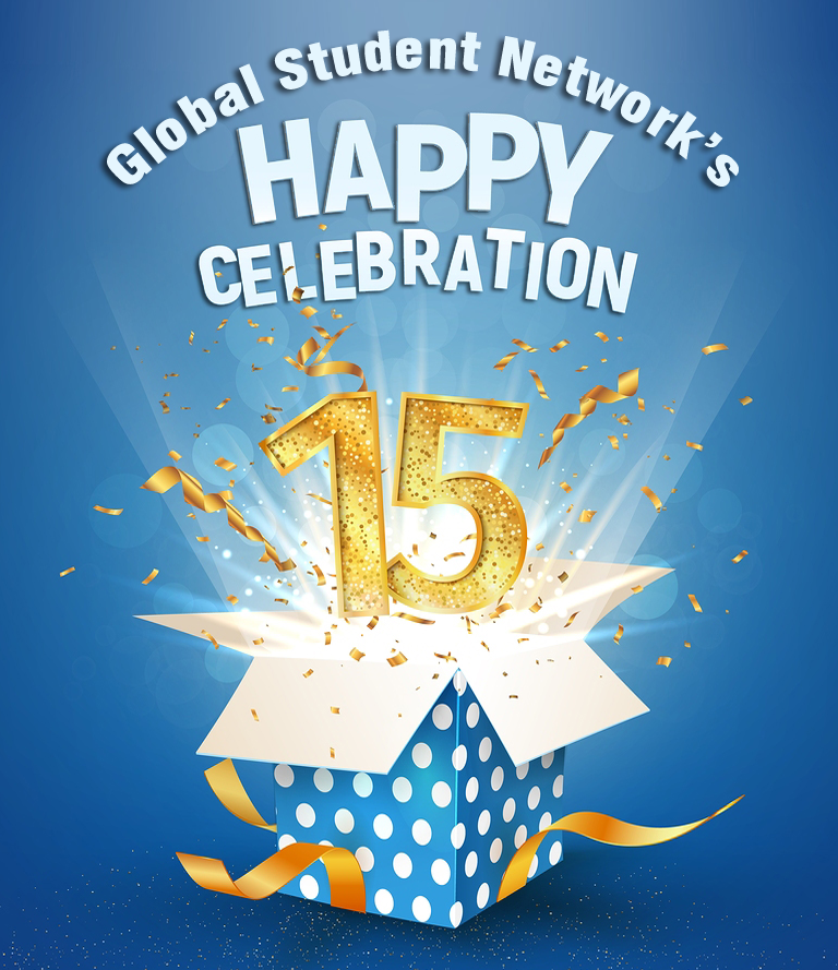 15 for 15 Anniversary Giveaway - Global Student Network