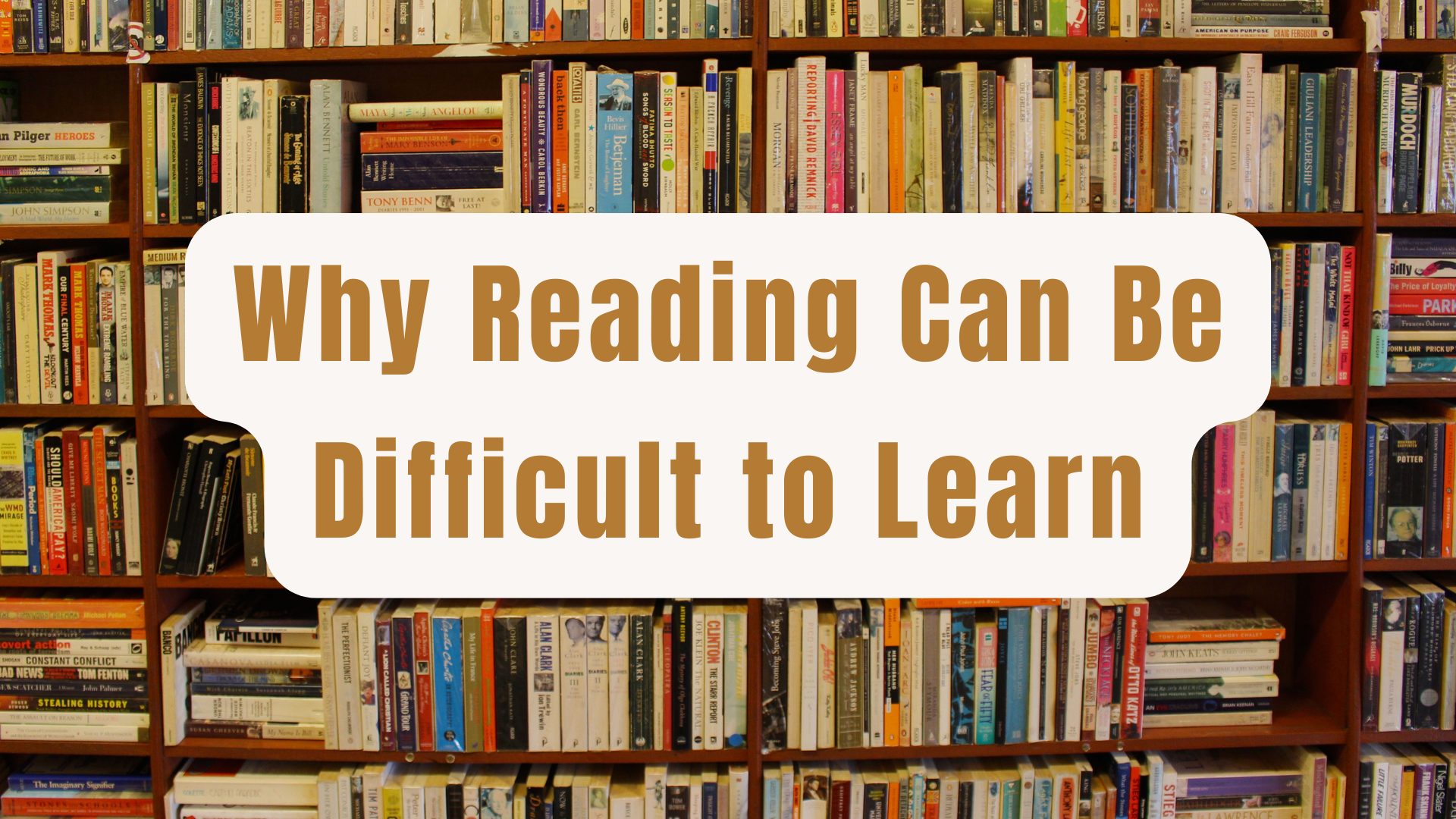 Why Reading Can Be Difficult to Learn - Global Student Network